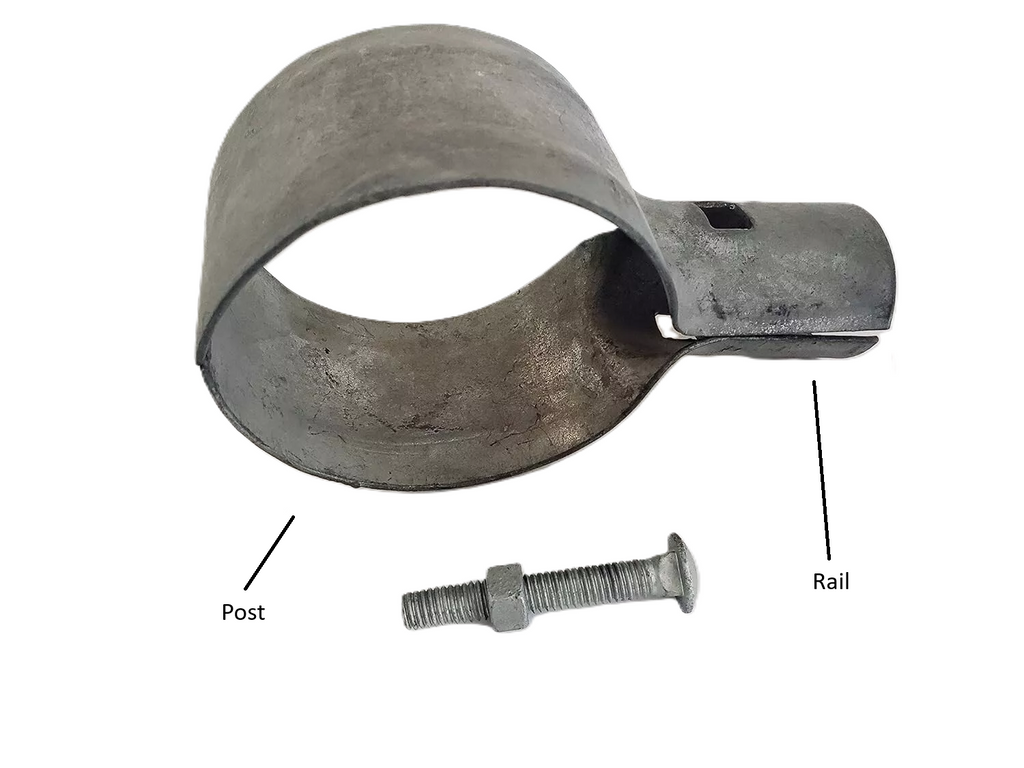 4" x 1-5/8" End Rail Clamp – America's Fence Store