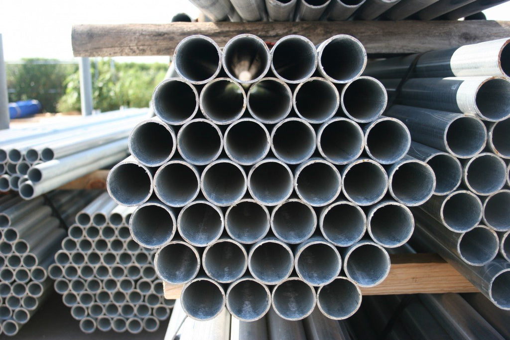 1-5/8" x .085 x 21' Galvanized Commercial CR20 Swedged End Pipe for Ch ...