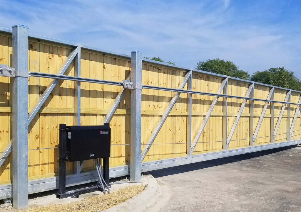 HySecurity SlideSmart HD25 Slide Gate Operator & Battery Backup ...