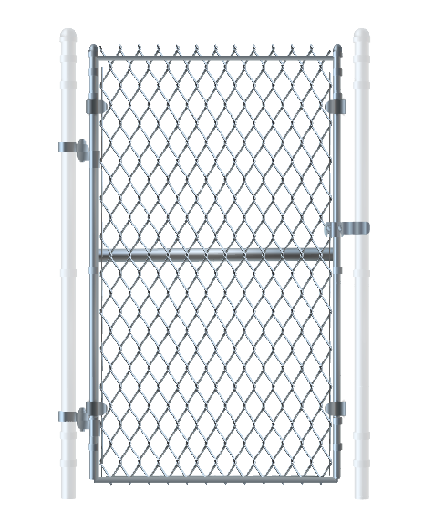 Temporary Fence Panel - 8'6" Tall x 8' Wide Panel: Gate Kit – America's ...