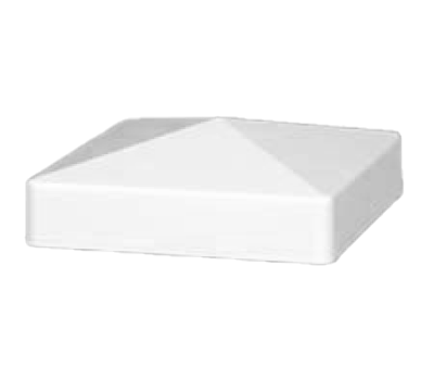 5" White External Cap – America's Fence Store