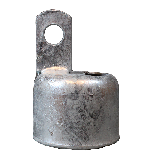 1-5/8" Pressed Steel Combo Steel Rail End – America's Fence Store