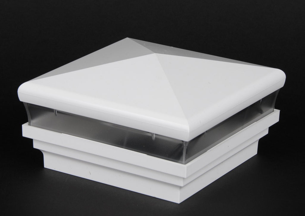4" x 4" Neptune Low Voltage Light Post Cap (Box of 6) – America's Fence ...