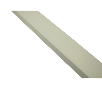 Ribbed Rail 2" x 6" x 16' White – America's Fence Store