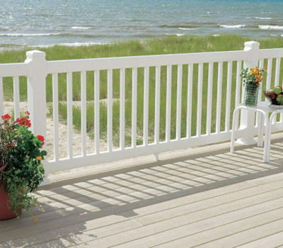 Vinyl Picket Railing Kit 42" x 72" - White – America's Fence Store